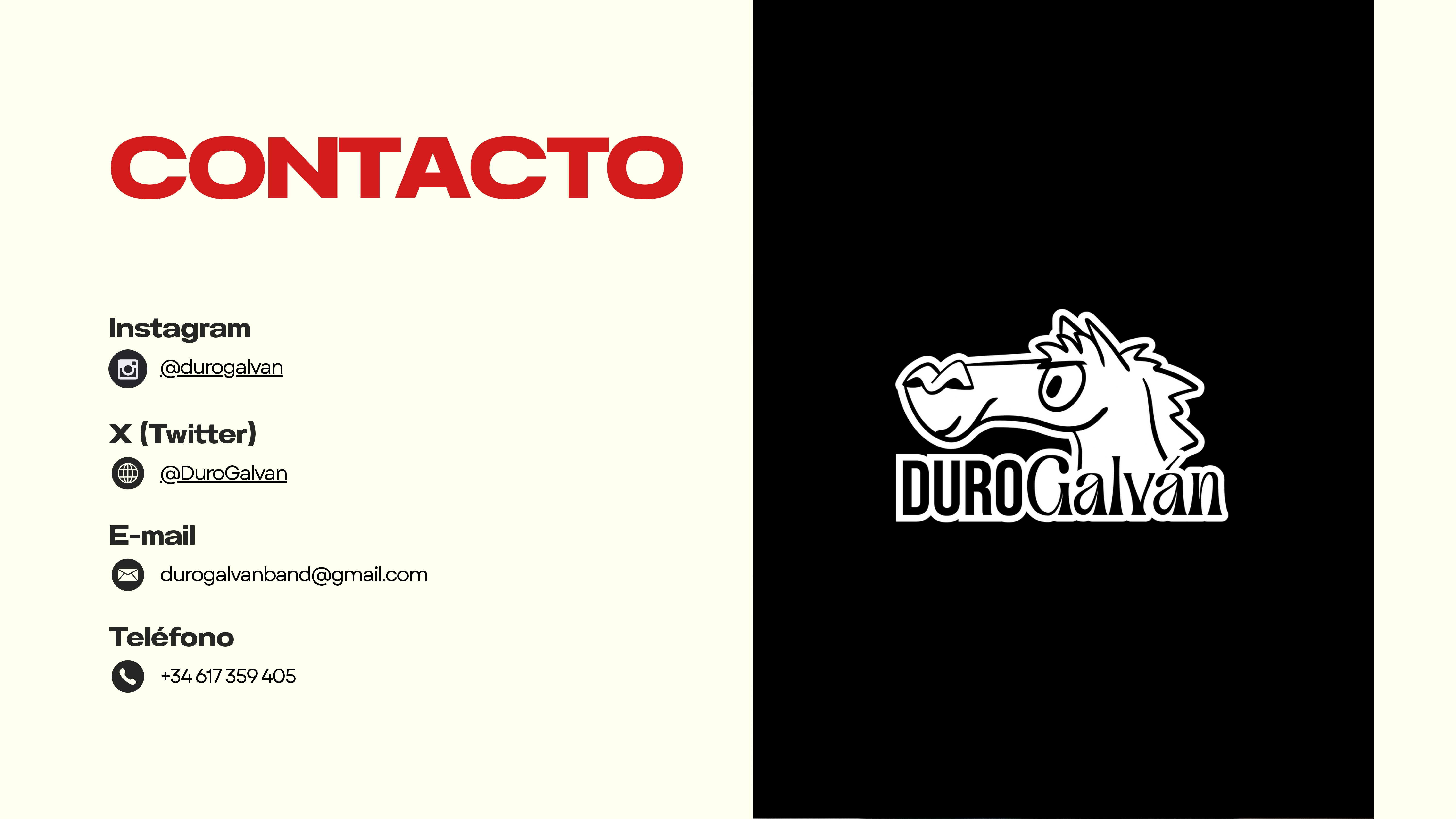 Duro Galván - Página Oficial